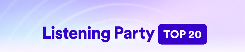 Listening Party Special Chart Event